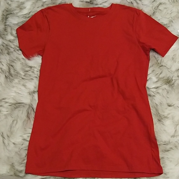 Nike | Tops | Nike Red Tee Shirt | Poshmark